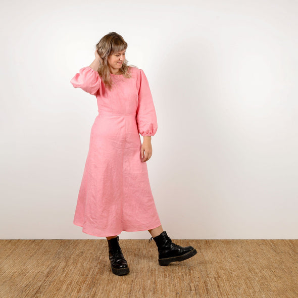 Staff Made — Genevieve's Lulee Dress – The Fabric Store