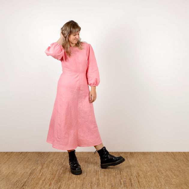 Staff Made — Genevieve's Lulee Dress – The Fabric Store