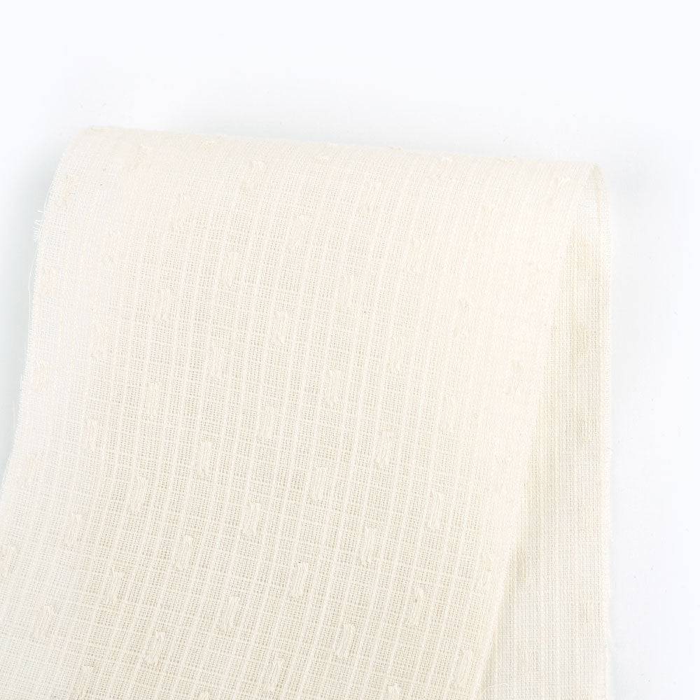 Sheer Dobby Grid Cotton - Greige – The Fabric Store