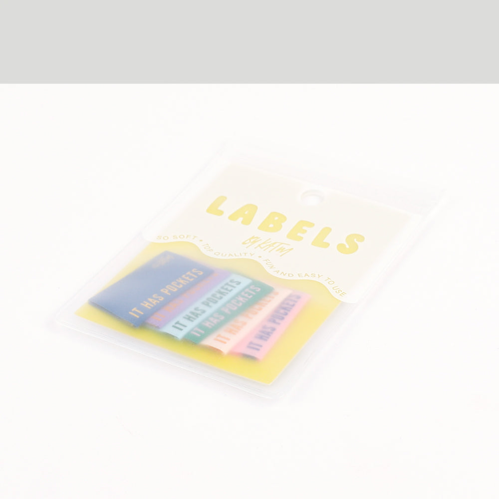 KATM Woven Labels - It Has Pockets – The Fabric Store