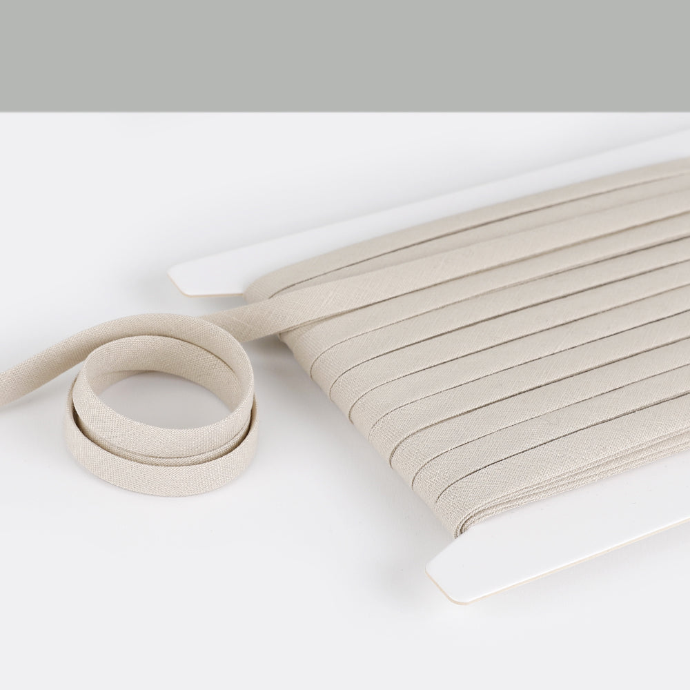 Organic Linen Bias Binding - Bone – The Fabric Store