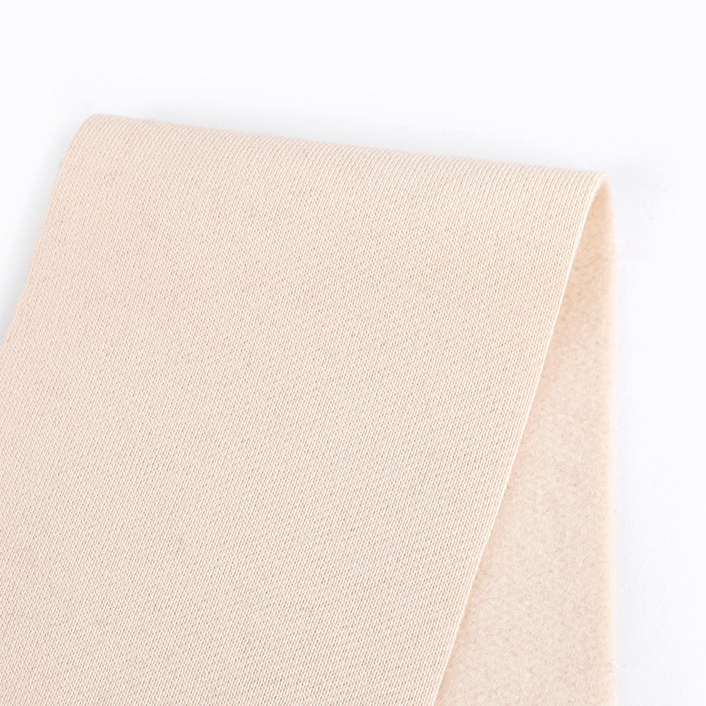 Organic Cotton Sweatshirting - Vanilla – The Fabric Store